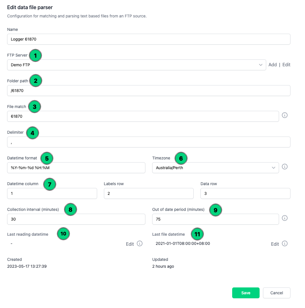 Data Sources - Sensly Documentation